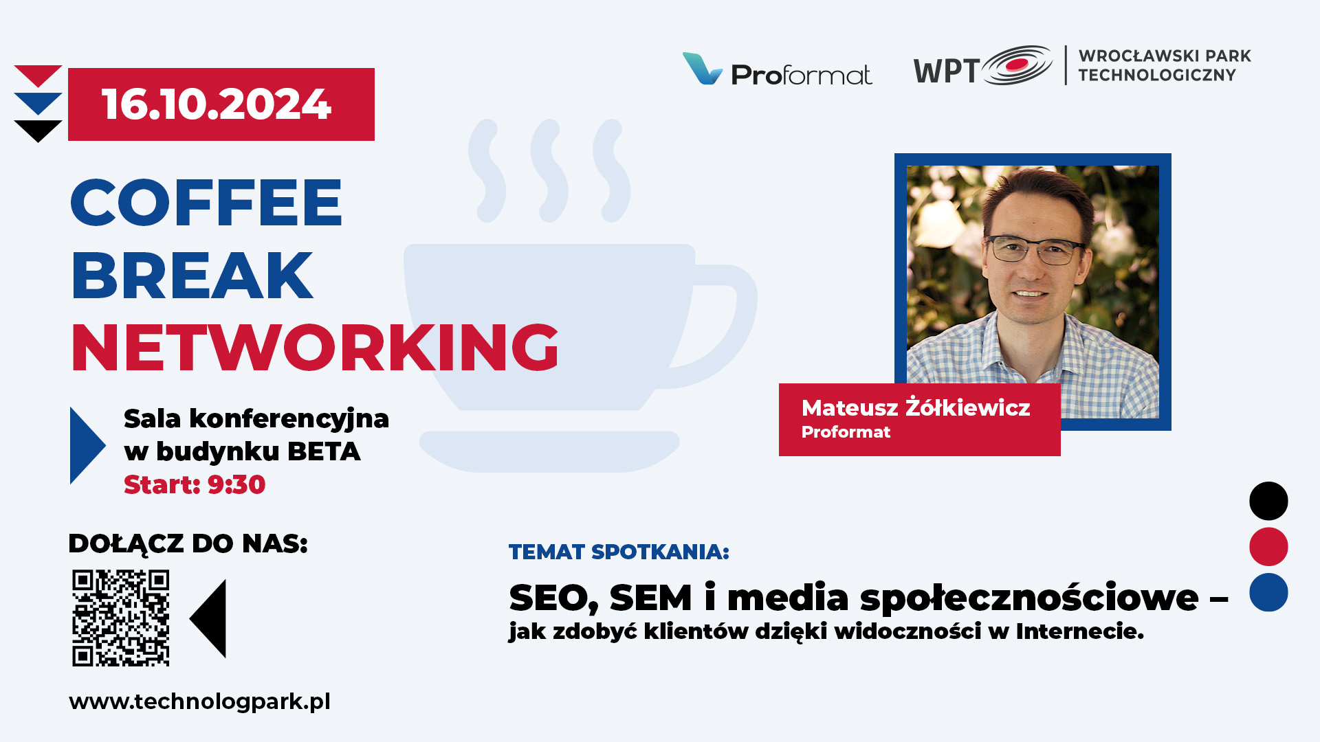 SEO, SEM i media społecznościowe na Coffee Break Networking ...